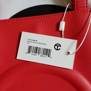 Telfar | Bags | Telfar Medium Shopping Bag Red New With Tag | Poshmark
